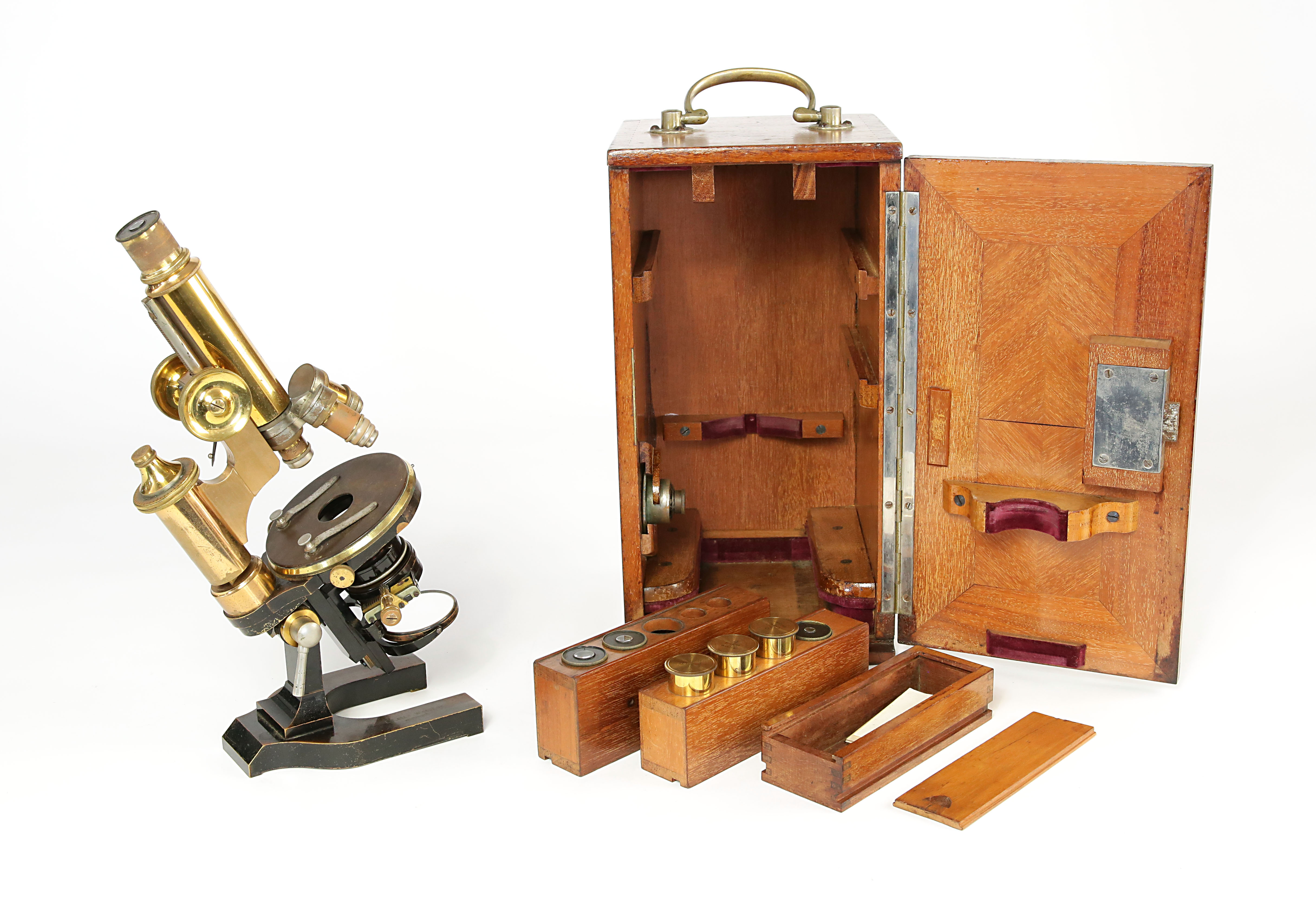Lot 124 - An Ernst Leitz Polarizing Microscope, ca.