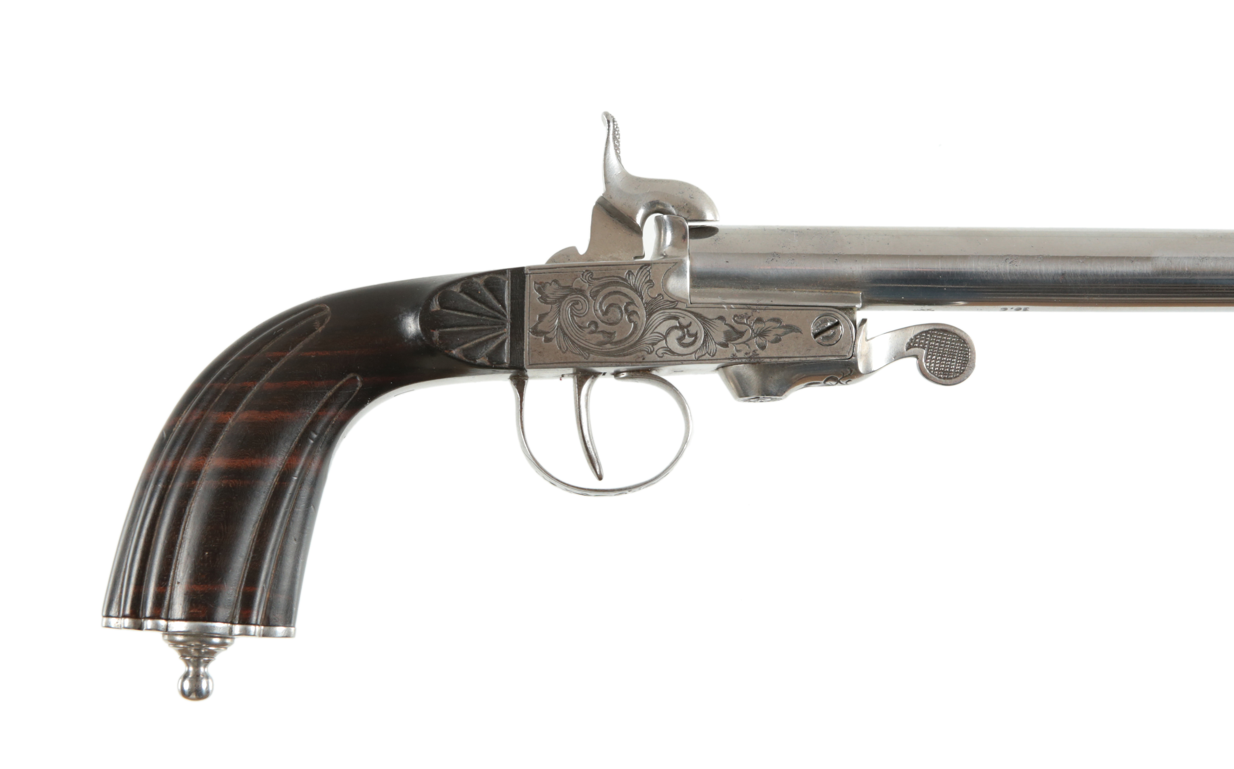Lot 31 - French "Boissy" Pinfire Target Pistol with
