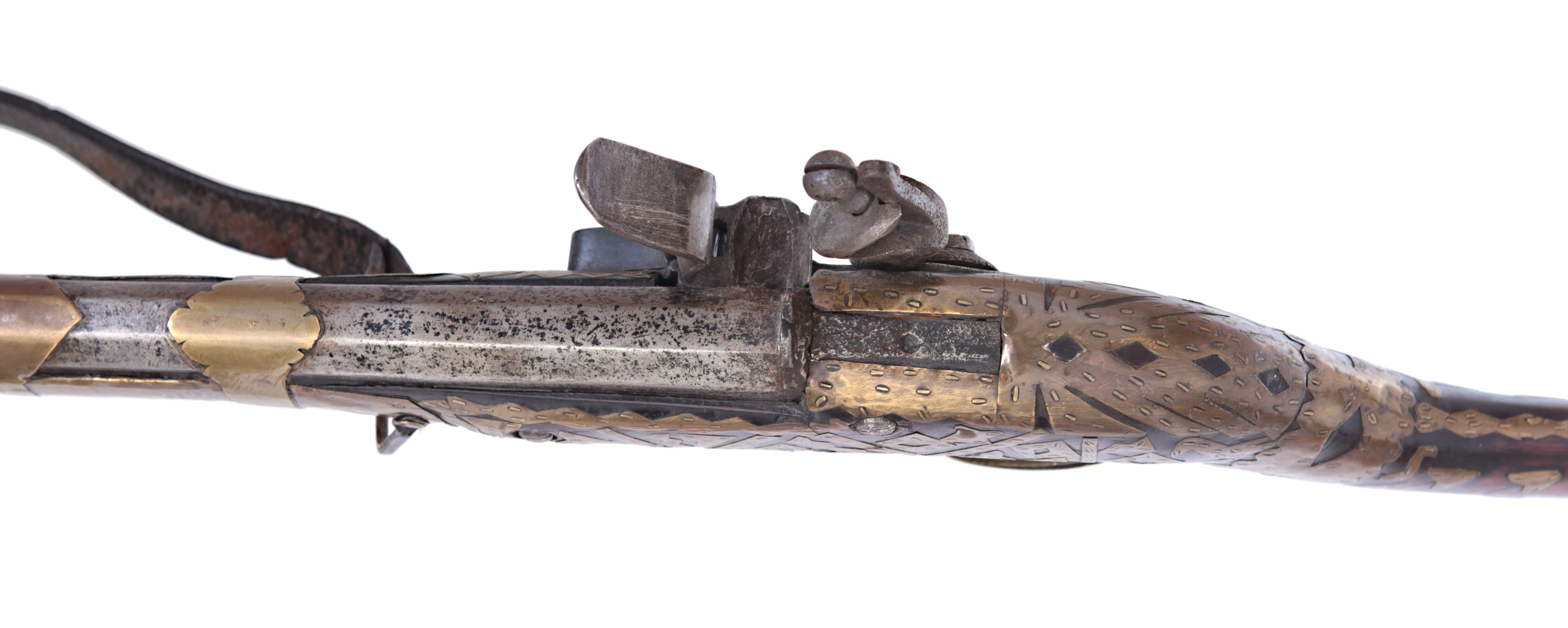 Lot 40 An Afghan Jezail Flintlock Rifle Ca 1850