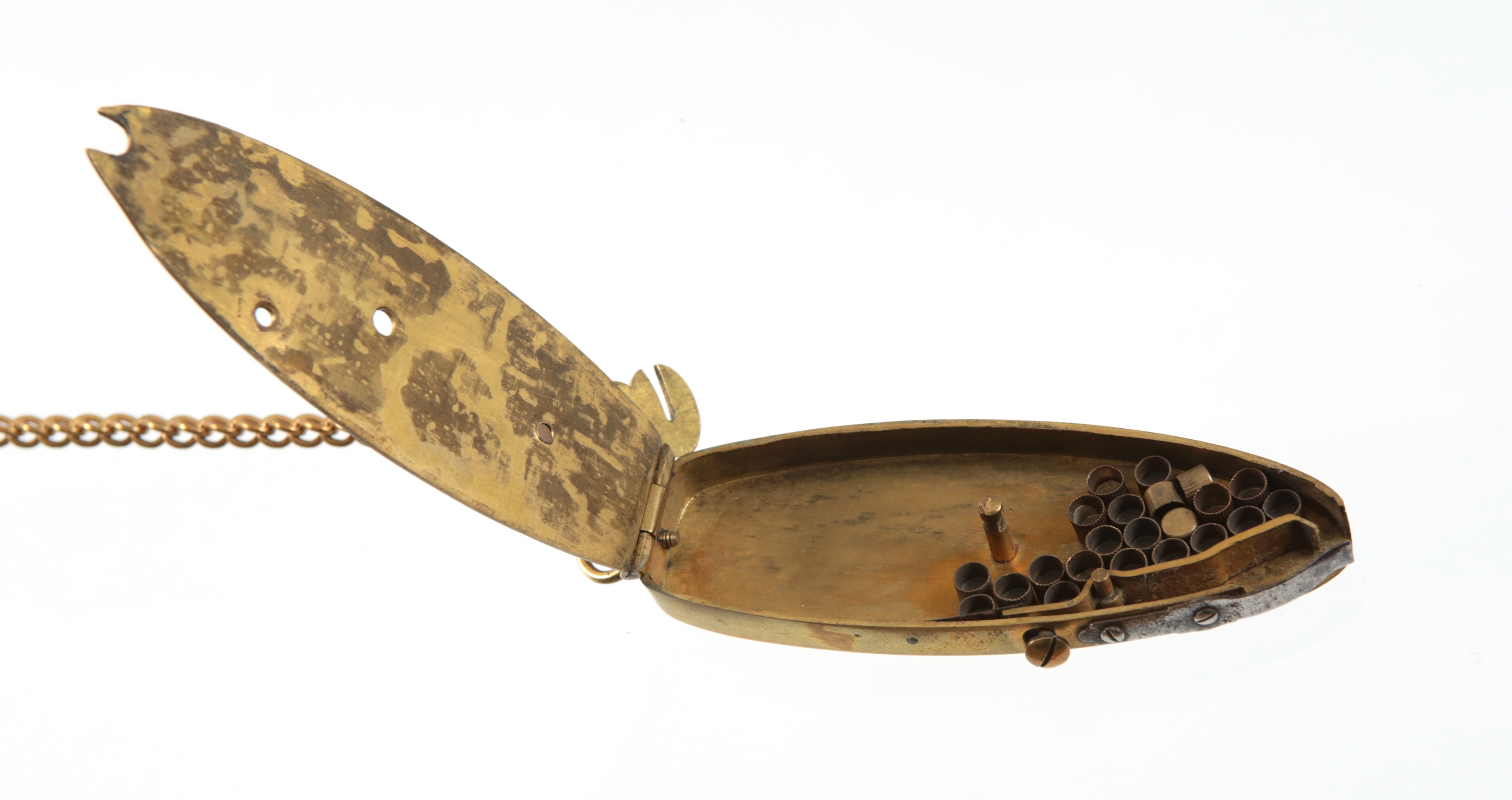 Lot 44 - French Percussion Cap Dispenser, 19th Century