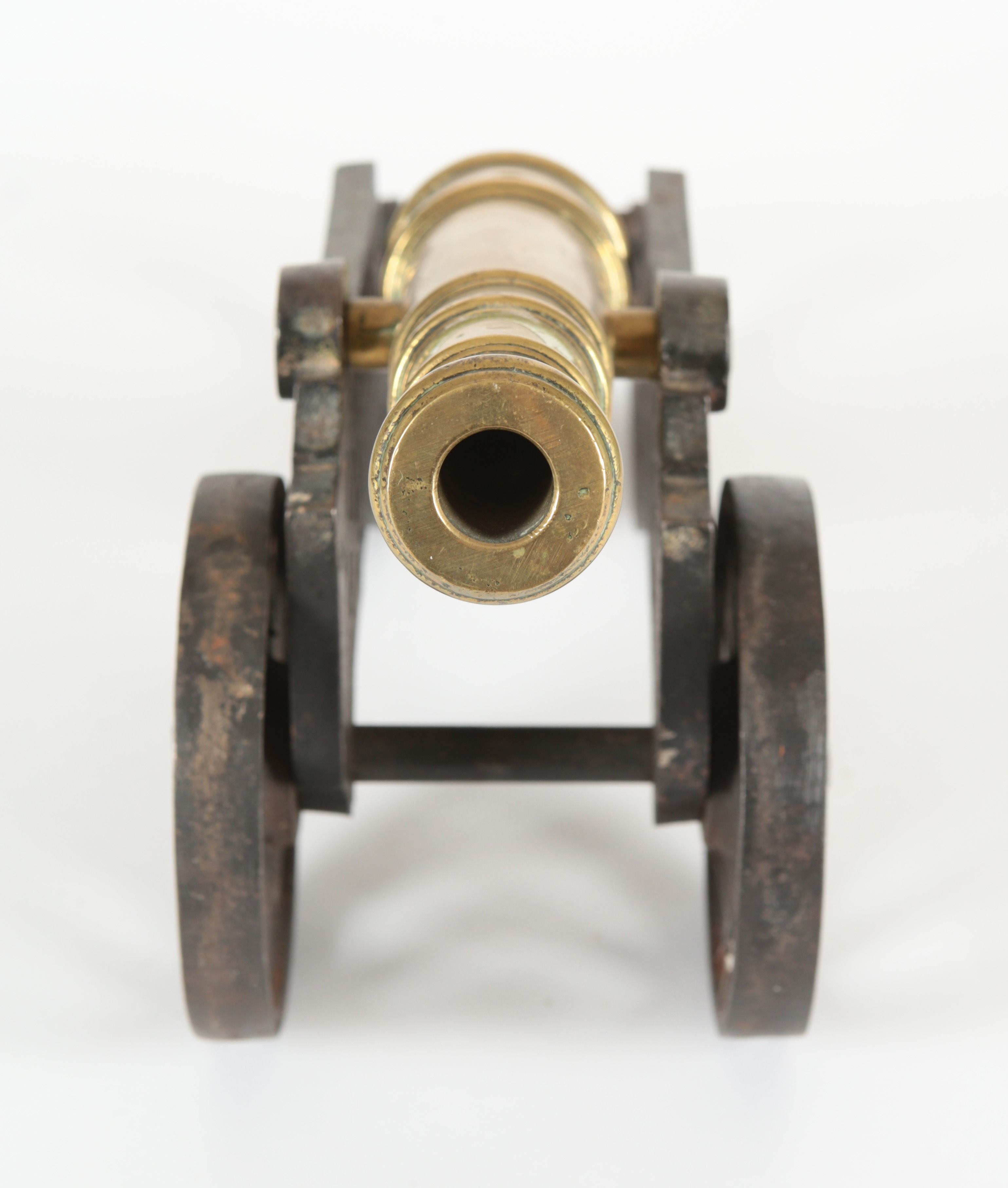 Lot 134 - Antique Cast Iron and Bronze Barrel