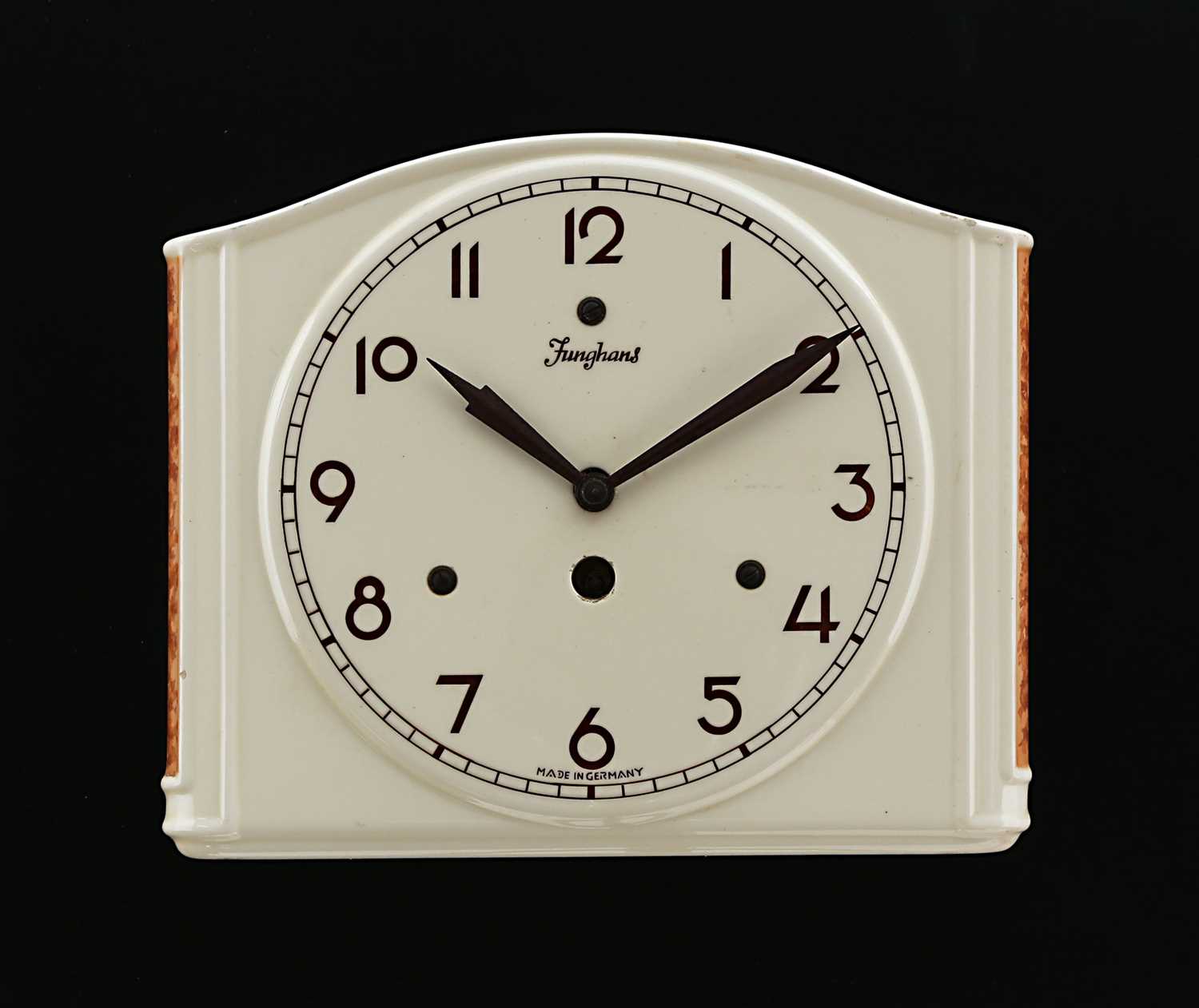 Lot 974 - A Junghans Vintage Ceramic Wall Clock